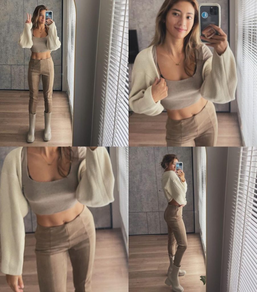 台灣混血女神瑞瑪席丹穿黑色性感內衣大曬完美BODY(多圖) - HKGFABLE